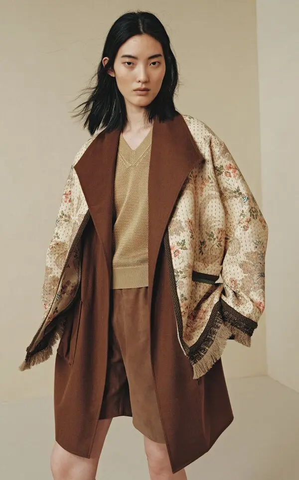 INTO THE EAST Cashmere Lapel Jacket