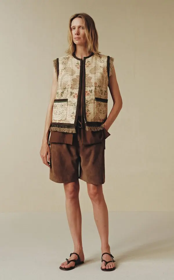 INTO THE EAST Leather Shorts