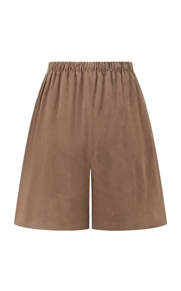 INTO THE EAST Leather Shorts