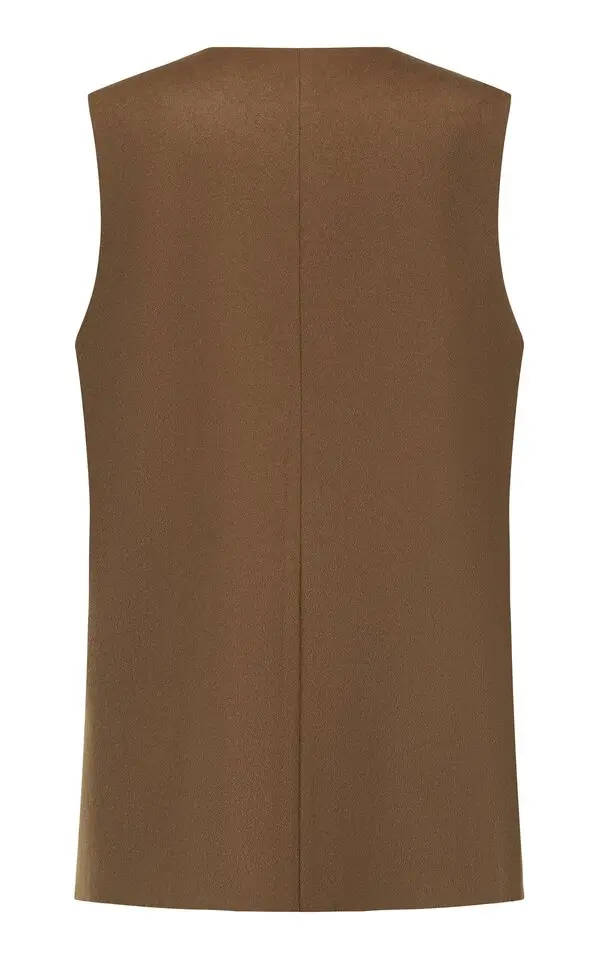 INTO THE EAST Minimalist Cashmere Vest