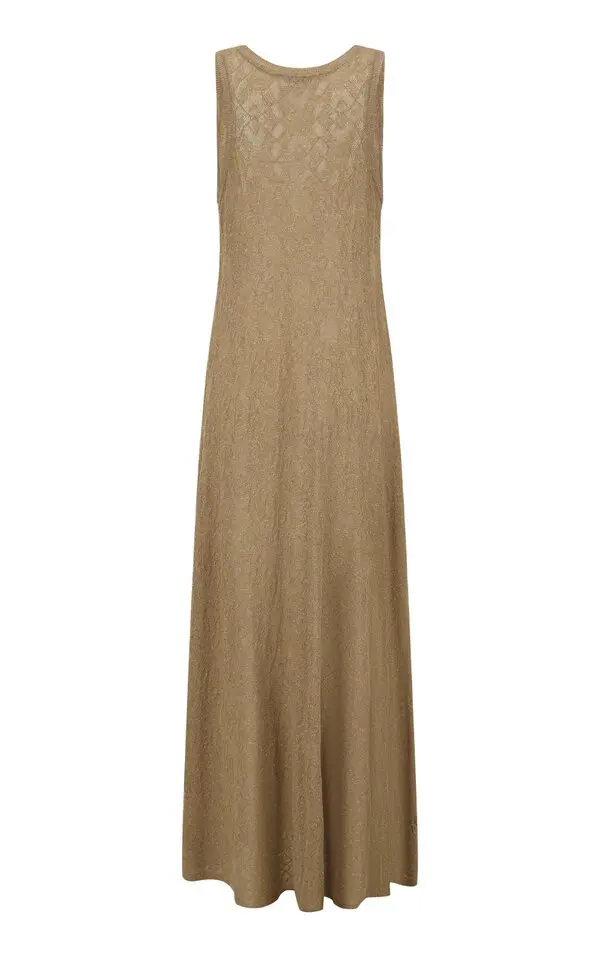INTO THE EAST Embroidered Knit Vest Dress