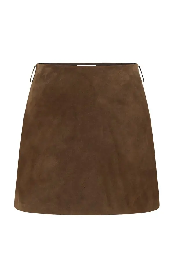 INTO THE EAST Leather Mini Skirt