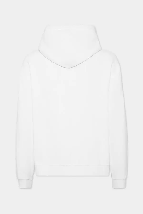 Dsquared2 Relax Fit Heritage Hoodie - White