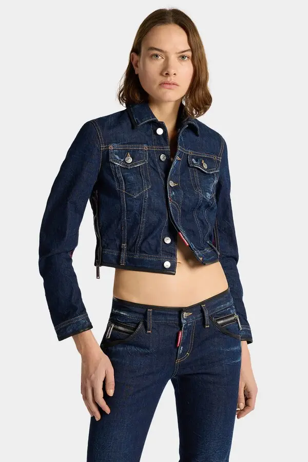 Dsquared2 Dark Aviator Bomber Jacket