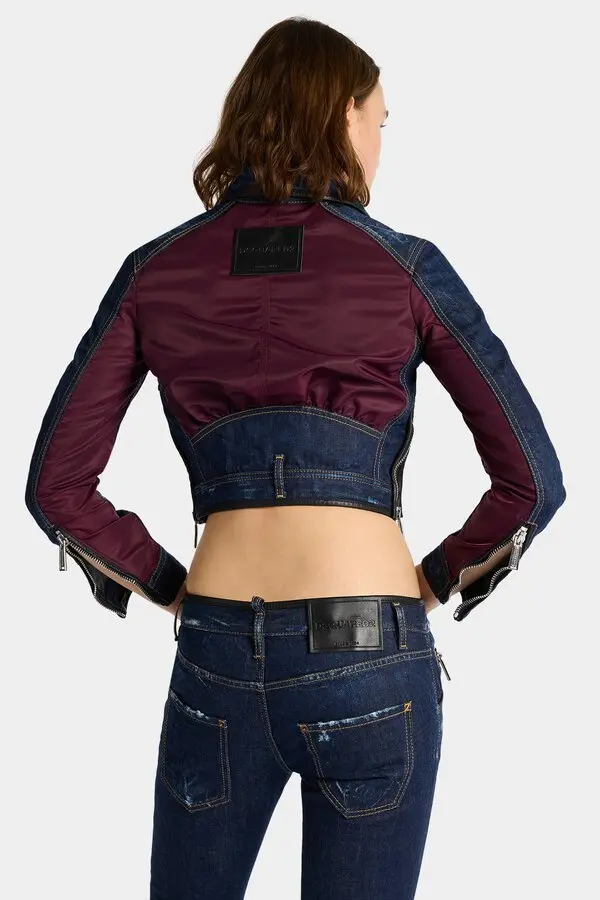 Dsquared2 Dark Aviator Bomber Jacket