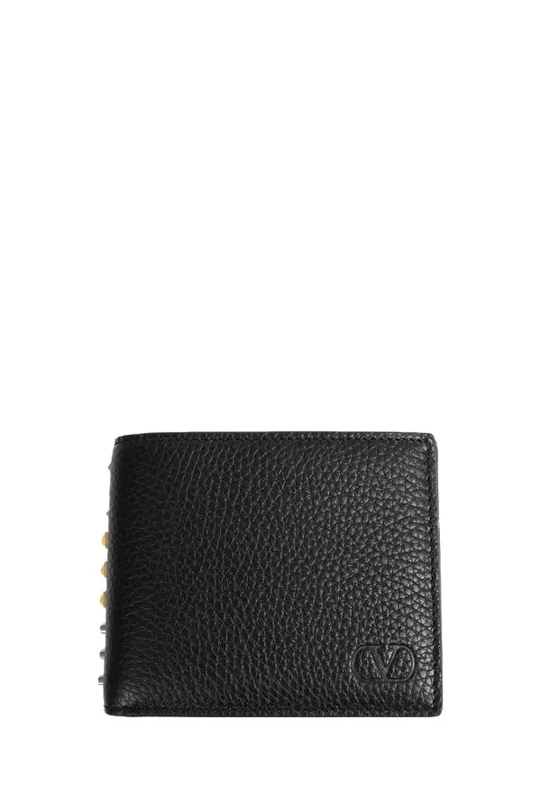 Valentino Garavani Rockstud Bifold Wallet - Black