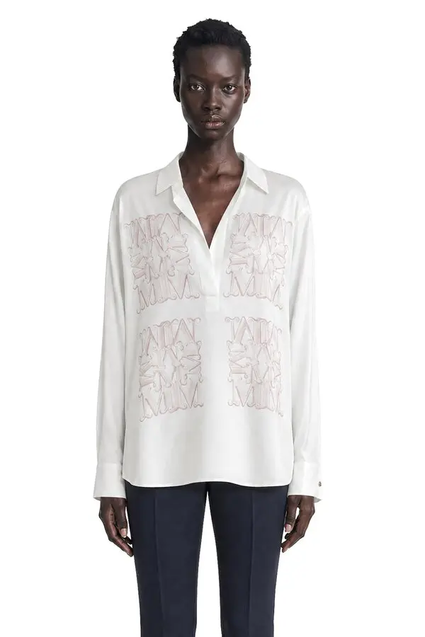 Max Mara Marabesque Silk Twill Shirt