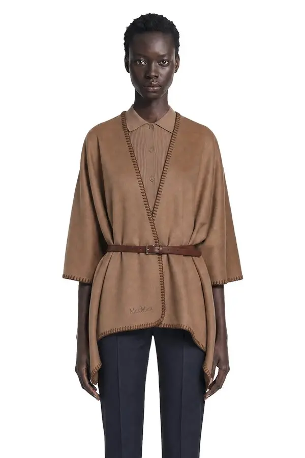 Max Mara Double Wool Broadcloth Cloak