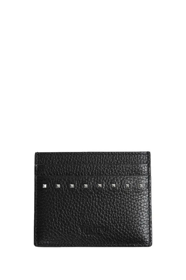 Valentino Garavani Rockstud Cardholder - Black