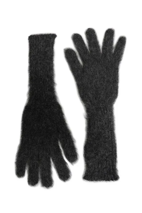 MAISON MARGIELA Wool Gloves - Grey