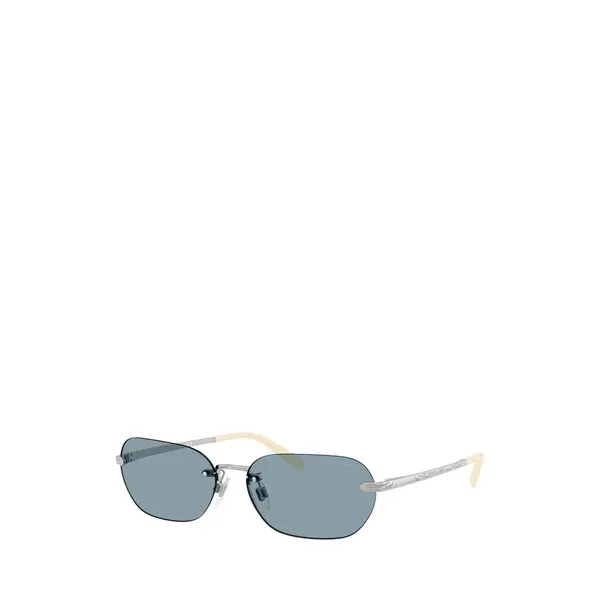 Ralph Lauren Western Rectangle Sunglasses - Silver