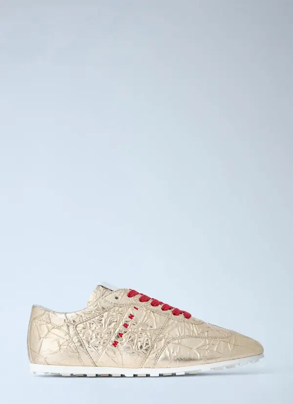 Marni Logo Sports Sneakers - Gold