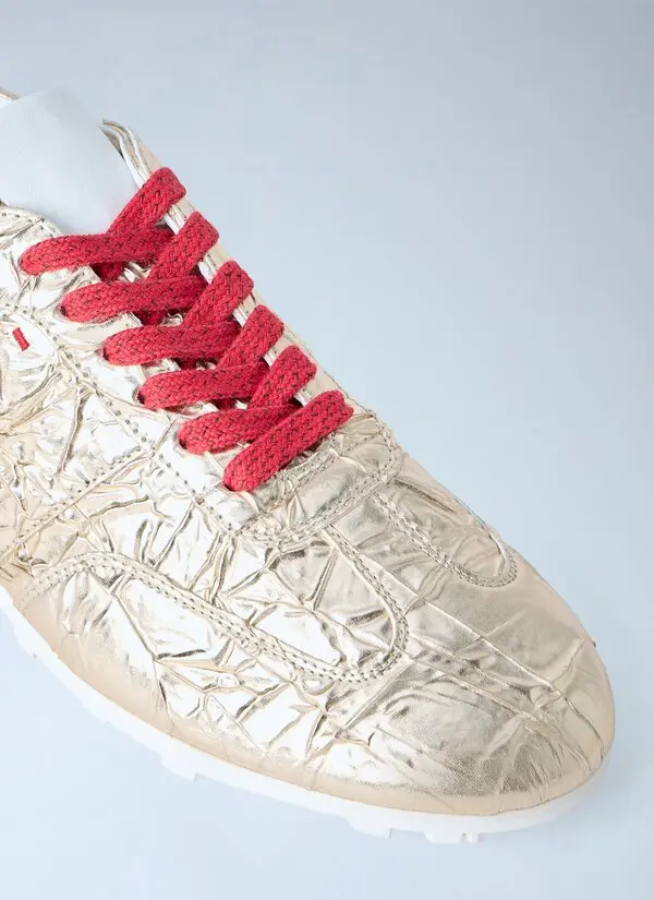 Marni Logo Sports Sneakers - Gold