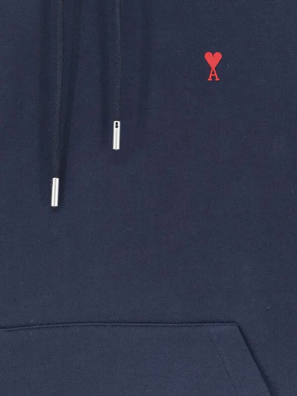 AMI Paris Hooded Cotton Sweatshirt - Multicolor