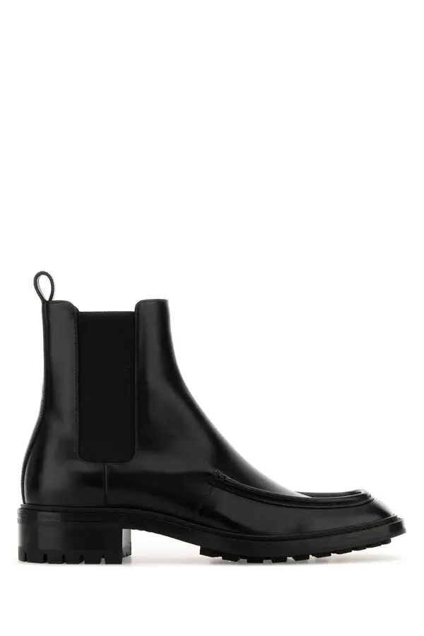 Saint Laurent Leather Chelsea Ankle Boots
