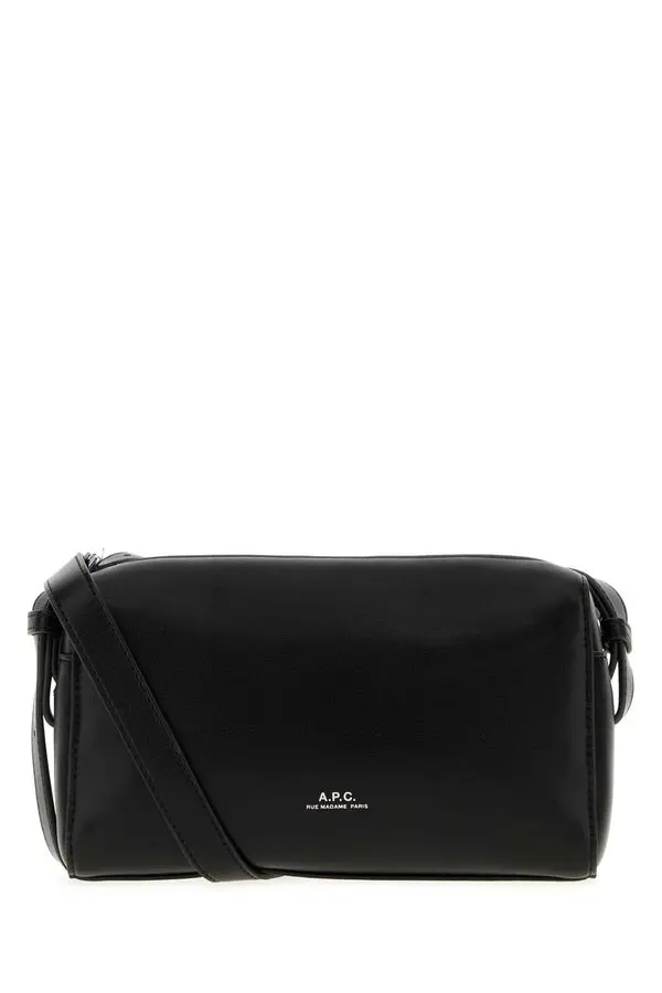 A.p.c. Synthetic Leather Nino Crossbody Bag - Black