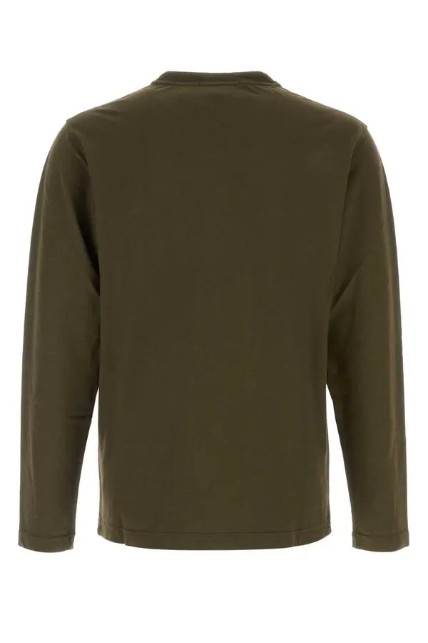 Stone Island Olive Cotton T-shirt