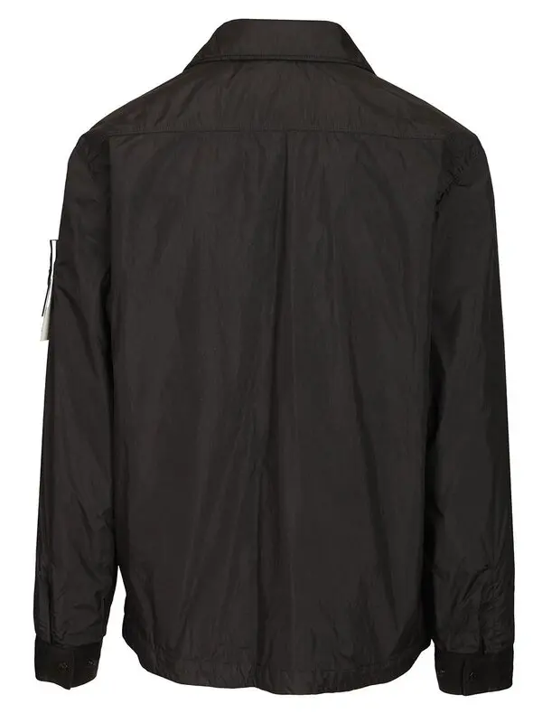 Stone Island Lightweight Recycled Nylon Rep Padded Coach Jacket - Black