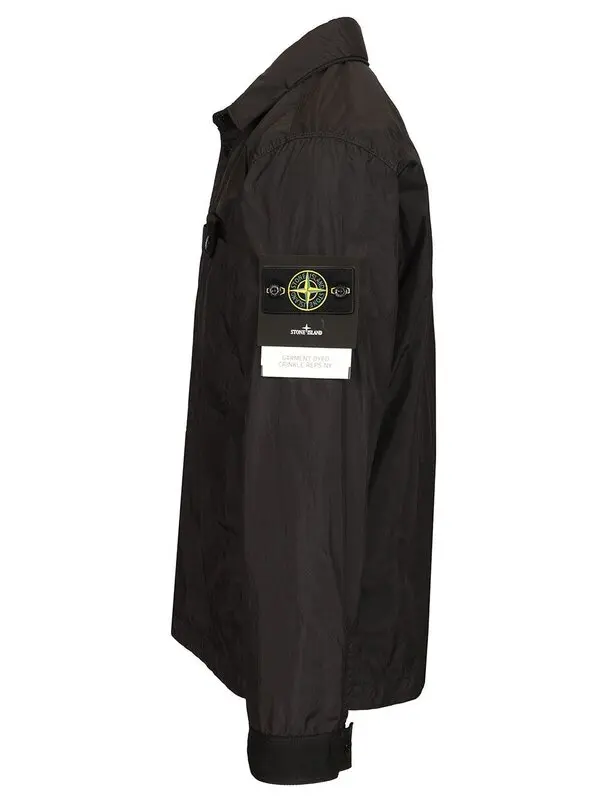 Stone Island Lightweight Recycled Nylon Rep Padded Coach Jacket - Black