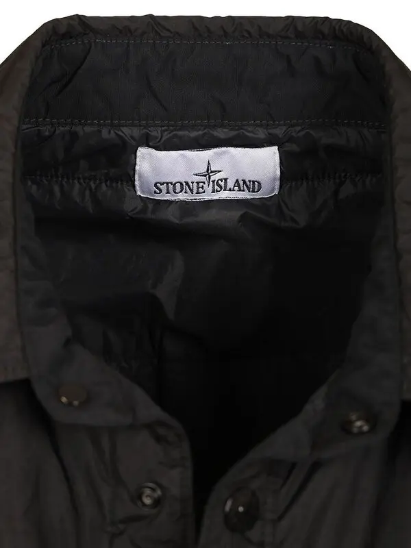 Stone Island Lightweight Recycled Nylon Rep Padded Coach Jacket - Black