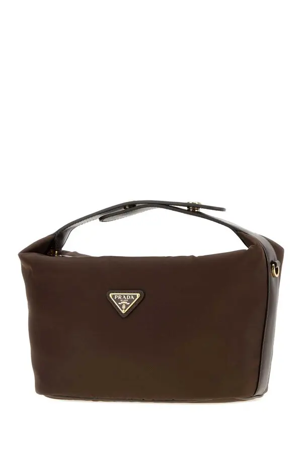 Prada Re-nylon Mini Cherie Handbag - Brown