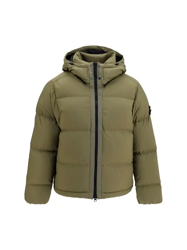 Stone Island Detachable Hood Down Jacket