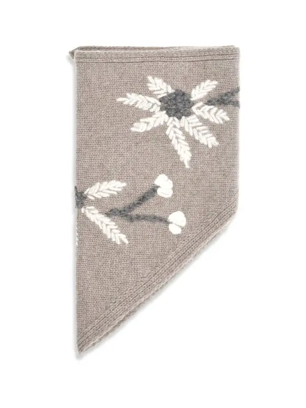 P.a.r.o.s.h Wallaby Floral Knit Scarf