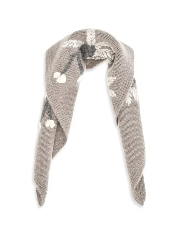 P.a.r.o.s.h Wallaby Floral Knit Scarf