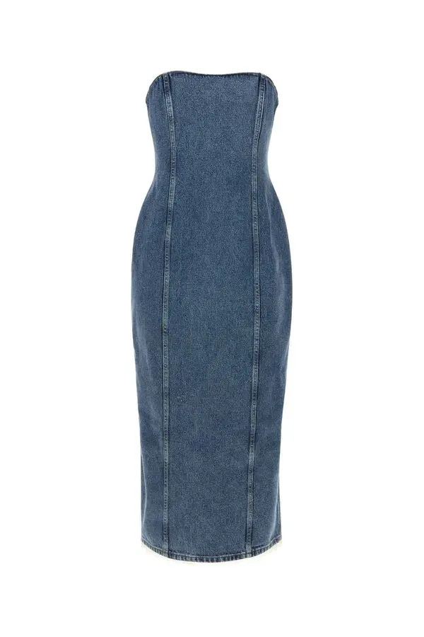 Magda Butrym Denim Dress - Blue