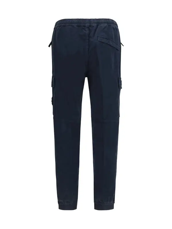Stone Island Cargo Pants With Elasticated Cuffs