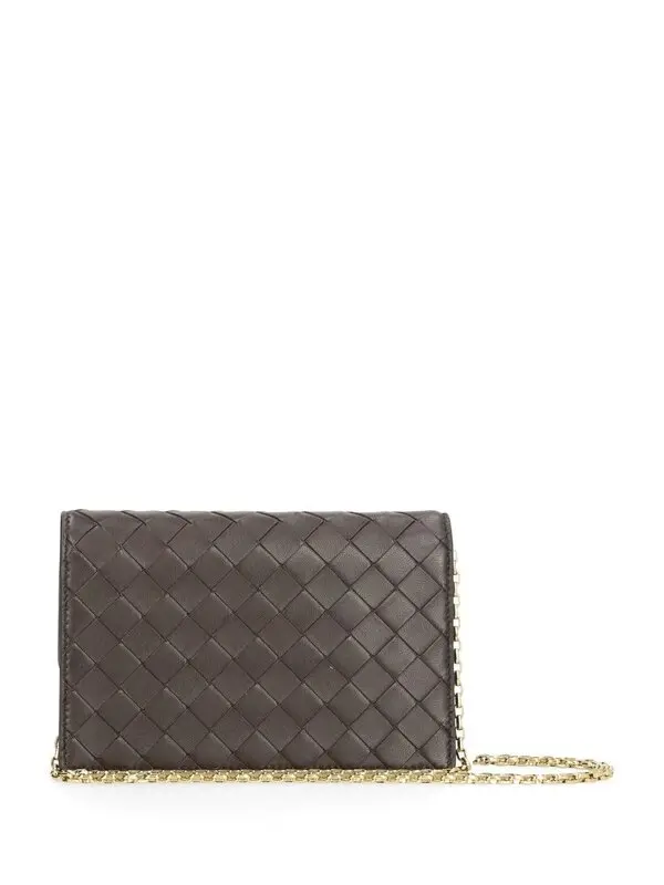 Bottega Veneta Andiamo Clutch With Knot Closure - Brown