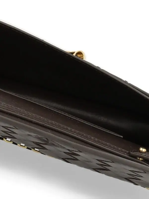 Bottega Veneta Andiamo Clutch With Knot Closure - Brown
