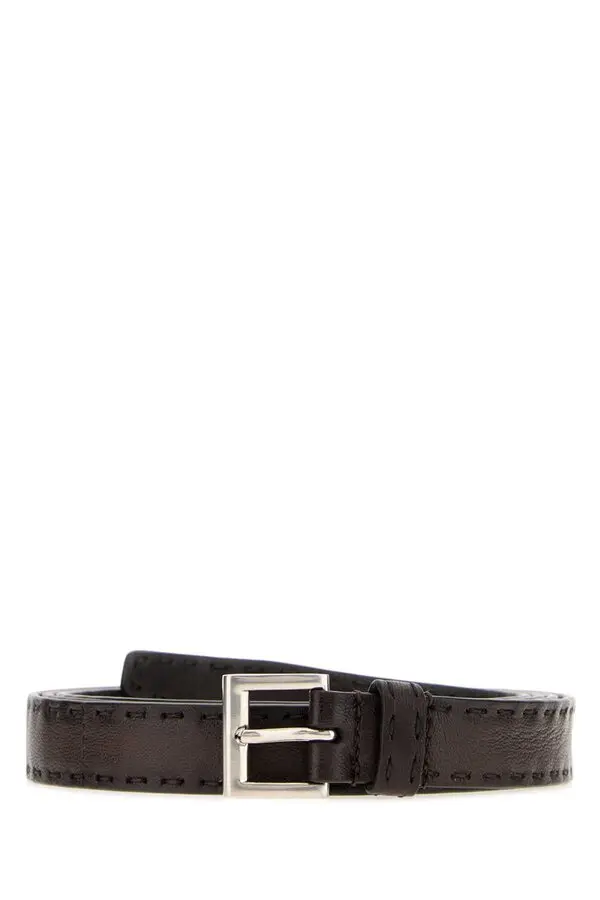 Prada Nappa Leather Belt - Brown