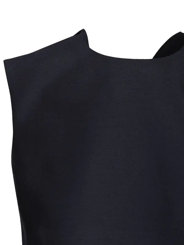 Balenciaga Wool-silk Trapezoid Dress