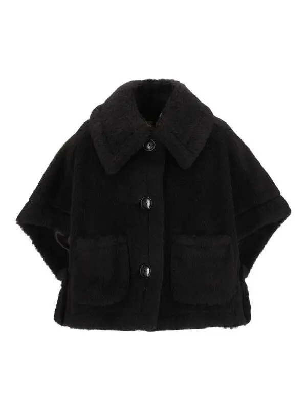Max Mara Newtwerzo Teddy Hood - Black