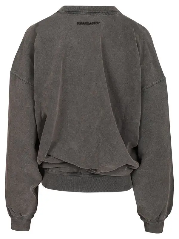 Isabel Marant Étoile Draped Sweatshirt - Black