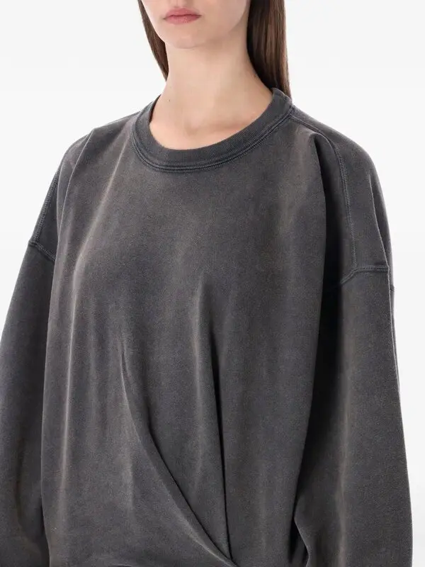 Isabel Marant Étoile Draped Sweatshirt - Black