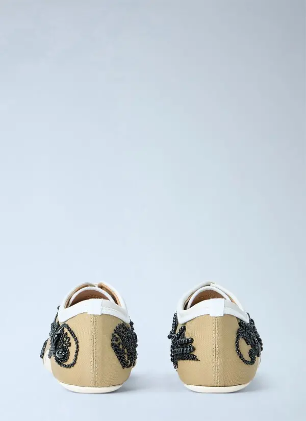 Dries Van Noten Embroidered Lace-up Sneakers - Multicolor