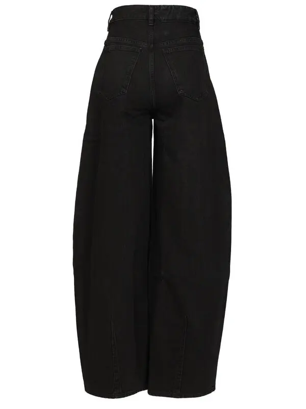 Jacquemus Nîmes Ovalo" High-waisted Cotton Blend Trousers