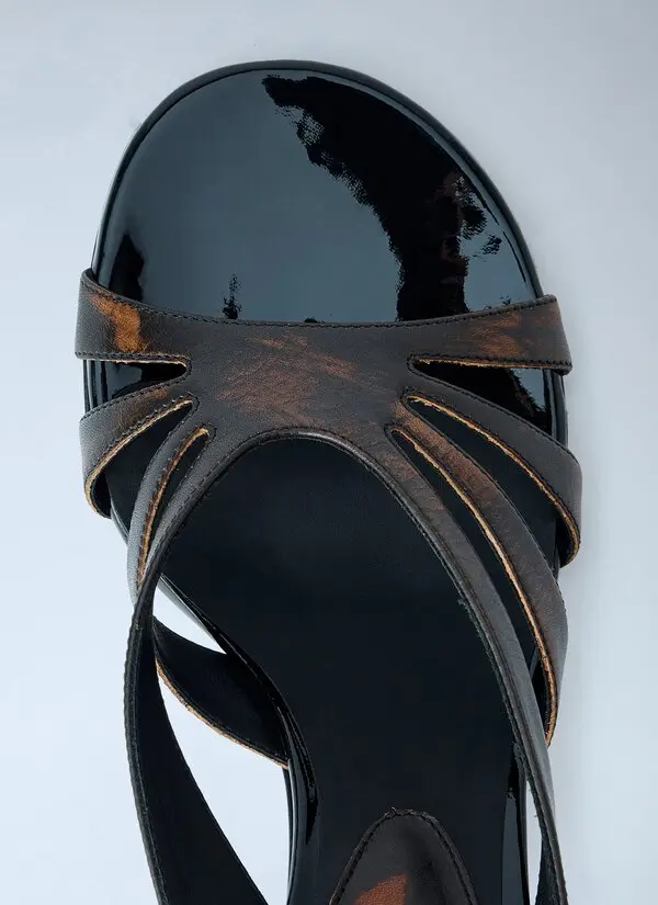 Dries Van Noten Strappy Block Heel Sandals