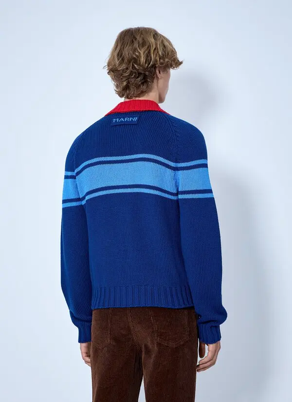 Marni Zip-up Knit Cardigan