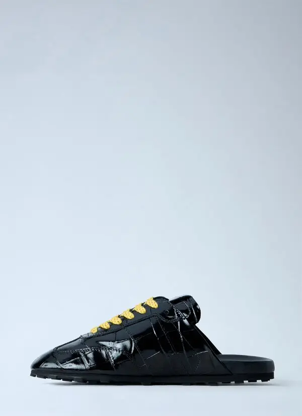 Marni Laced Leather Mules