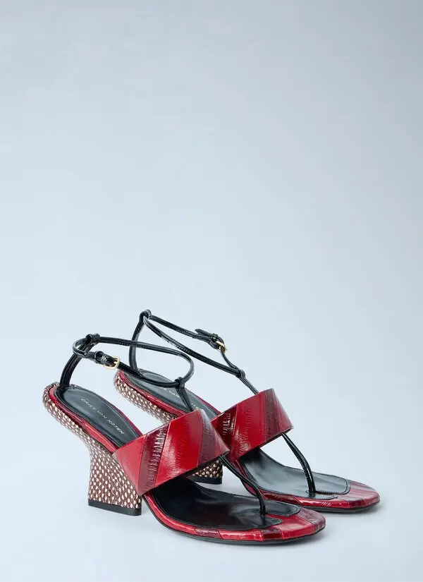 Dries Van Noten Strappy Heeled Sandals