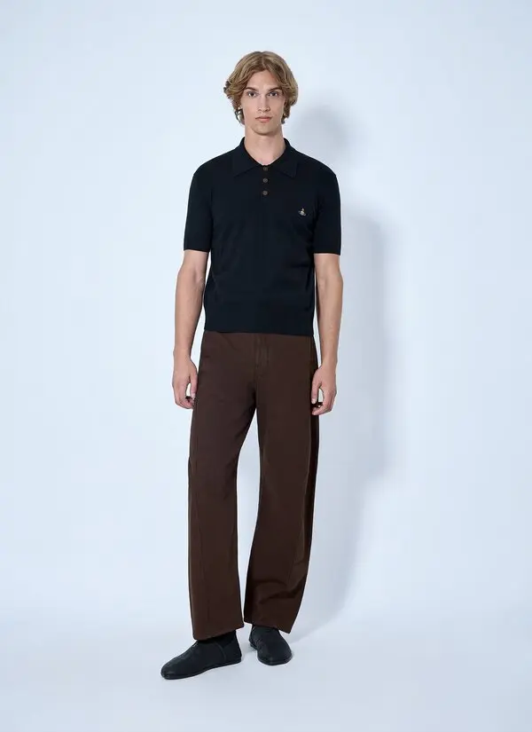 VIVIENNE WESTWOOD Mark Polo Shirt - Black
