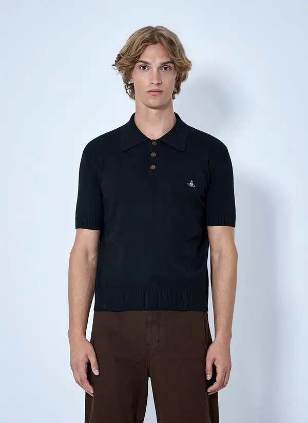 VIVIENNE WESTWOOD Mark Polo Shirt - Black