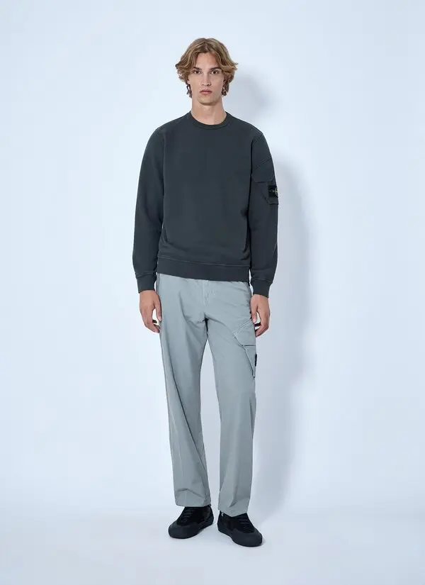 Stone Island Cargo Trousers With Elasticated Waistband