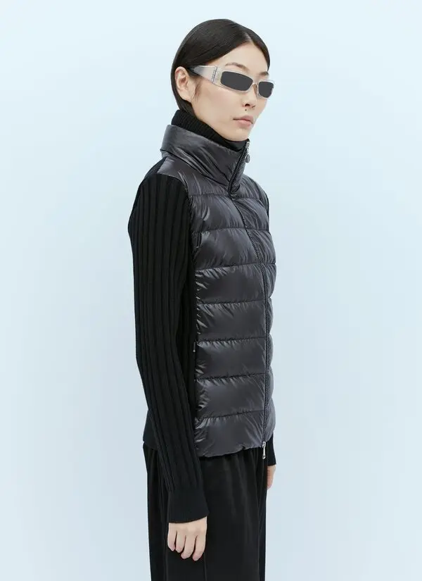 Moncler Padded Wool Cardigan