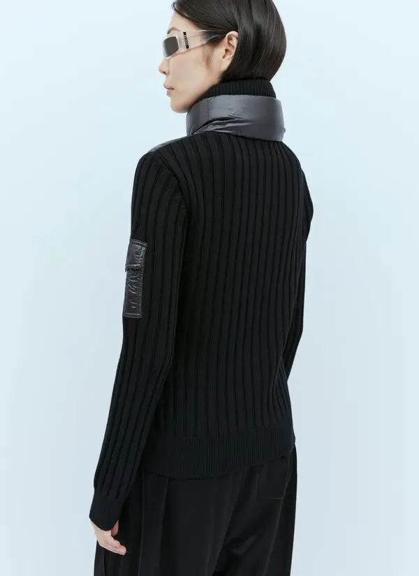 Moncler Padded Wool Cardigan