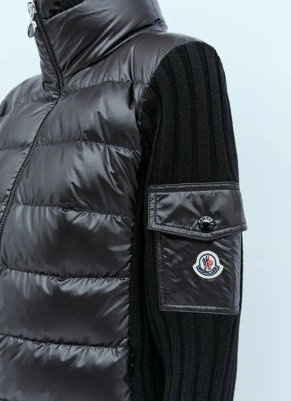Moncler Padded Wool Cardigan