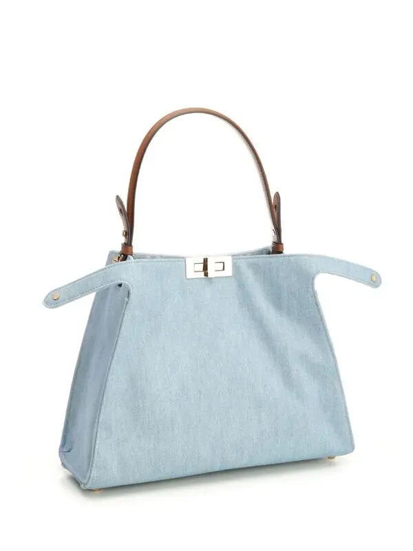 Fendi Way Medium Denim Bag